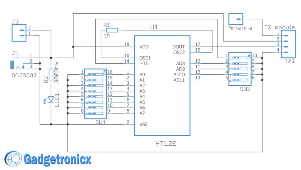 Making a 4 channel RF remote ( PCB design included) - Gadgetronicx